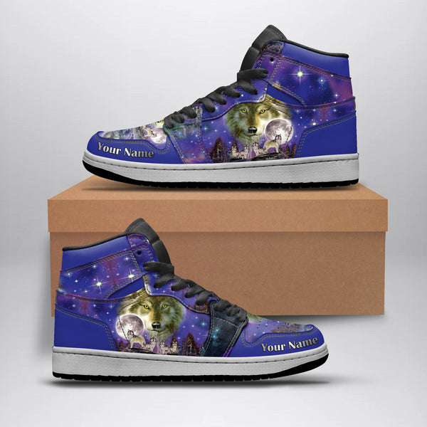 JDS003 Wolf Native Shoes – Powwow Store