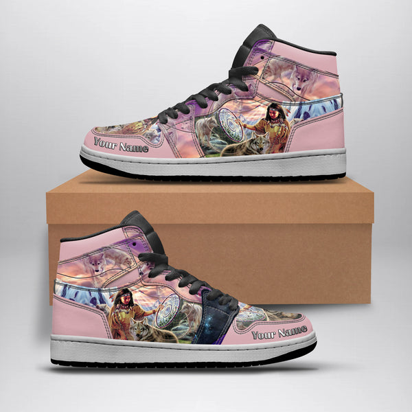 JDS004 Wolf Native Shoes – Powwow Store
