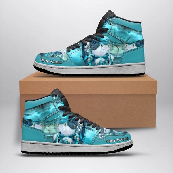 JDS002 Wolf Native Shoes – Powwow Store