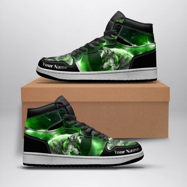 JDS006 Wolf Green Native Shoes – Powwow Store