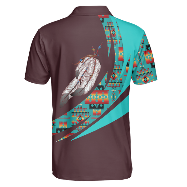 POLO0039 Native American Polo T-Shirt 3D – Powwow Store