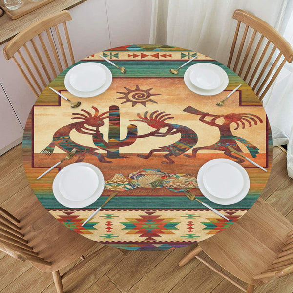 GB-NAT00054 Pattern Native American Round Table Set – Powwow Store