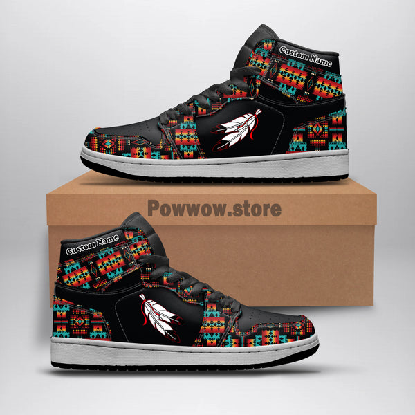 JDS090 Pattern Native Shoes – Powwow Store