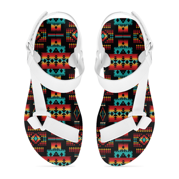 GB-NAT00046-02 Pattern Native American Open Toes Sandals – Powwow Store