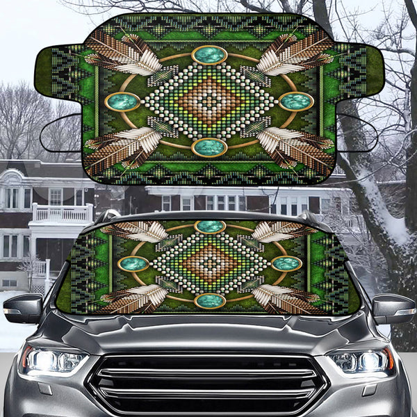 GB-NAT00023 United Tribes Native Windshield Snow Covers – Powwow Store