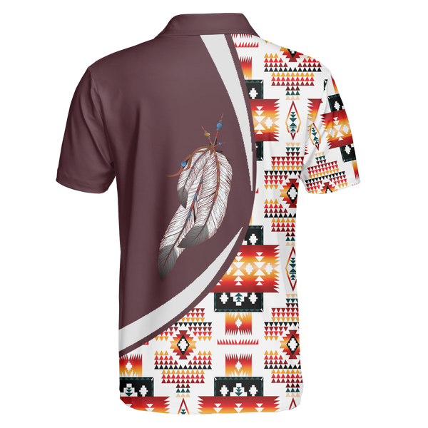 POLO0016 Native American Polo T-Shirt 3D – Powwow Store