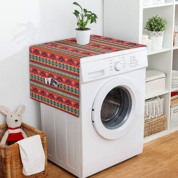 GB-NAT00029 Pattern Native Refrigerator Washing Machine Dust Cover ...