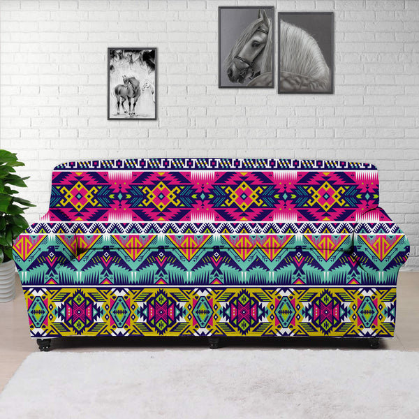 GB-NAT00071 Native Tribal Pattern Native Sofa Cover (Copy) – Powwow Store