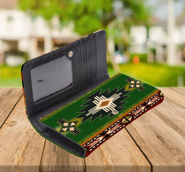 GB-NAT0001 Pattern Native Foldable Wallet – Powwow Store