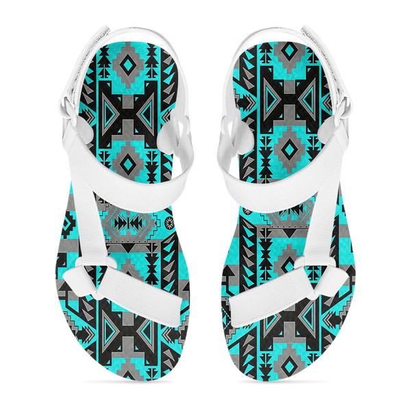 GB-NAT00626 Pattern Native American Open Toes Sandals – Powwow Store