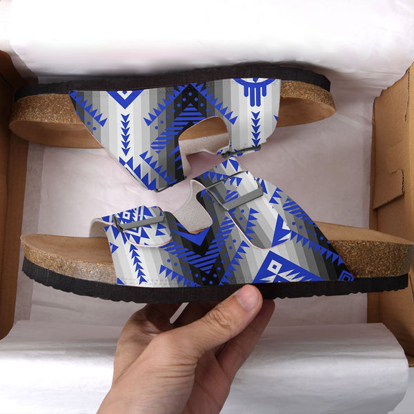 250325M10v5 Native American Classic Double-Strap Sandals – Powwow Store