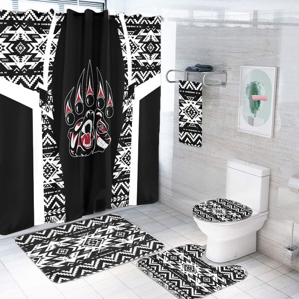 BS-000409 Pattern Native American Bathroom Set – Powwow Store