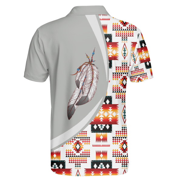 POLO0013 Native American Polo T-Shirt 3D – Powwow Store