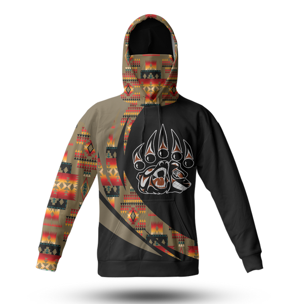 HWM0050 Pattern Tribal Native 3D Hoodie With Mask – Powwow Store