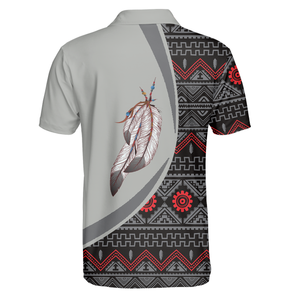 POLO0012 Native American Polo T-Shirt 3D – Powwow Store