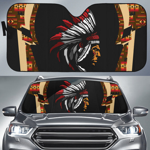 AUSUN00018 Native American Design Auto Sun Shades – Powwow Store