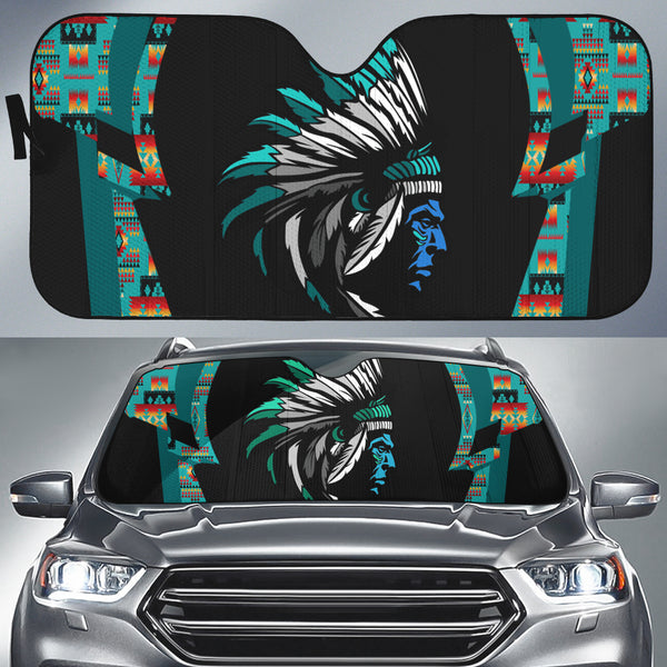 AUSUN00012 Native American Design Auto Sun Shades – Powwow Store