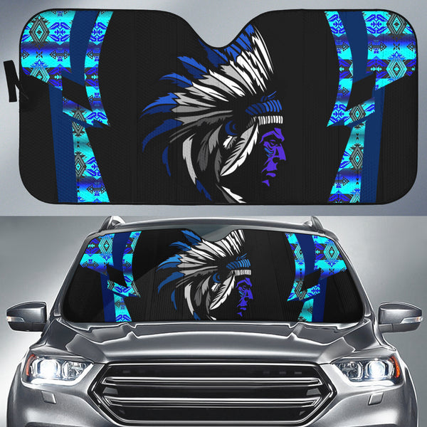AUSUN0007 Native American Design Auto Sun Shades – Powwow Store
