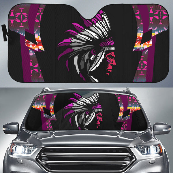 AUSUN0006 Native American Design Auto Sun Shades – Powwow Store