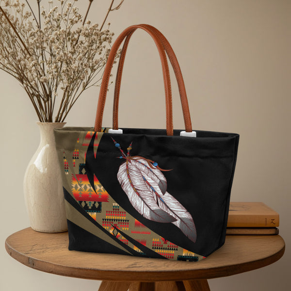 BS-000385 Feather Native American Handbags – Powwow Store