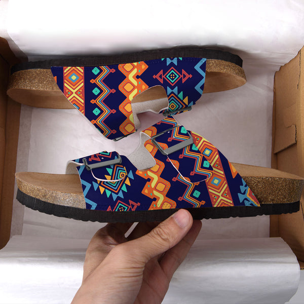 GB-HS00015 Native American Classic Double-Strap Sandals – Powwow Store