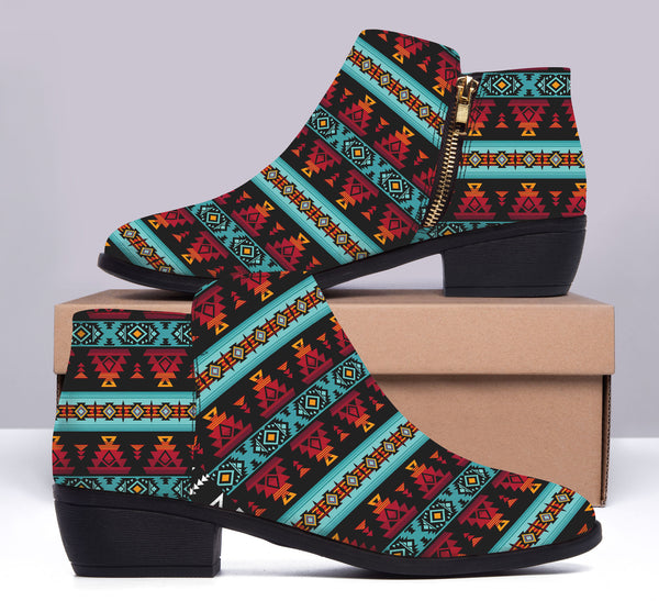 GB-HW0011313 Native American Women Fashion Boots – Powwow Store