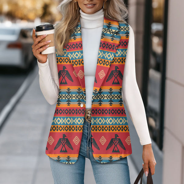 GB-NAT00029 Native American Loose Women Suit Vest – Powwow Store