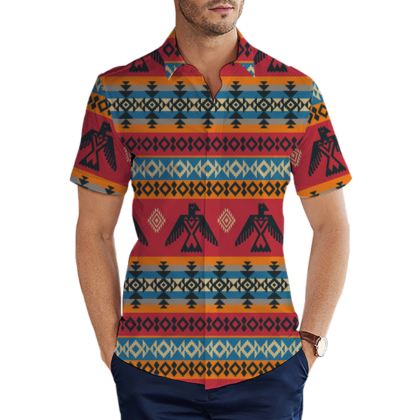 GB-NAT00029 Native American 3D Men's Shirt – Powwow Store