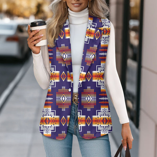 GB-NAT0004-01 Native American Loose Women Suit Vest – Powwow Store