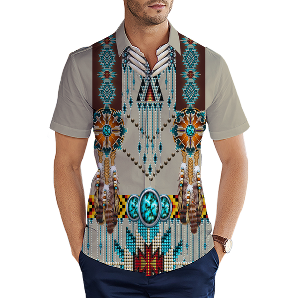 GB-NAT00069 Native American 3D Men's Shirt – Powwow Store