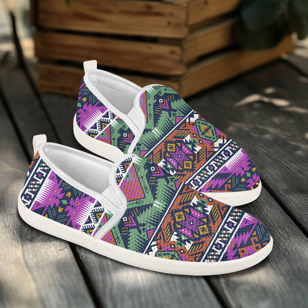 GB-NAT00071-02 Pattern Native American Flat Mesh Shoes – Powwow Store