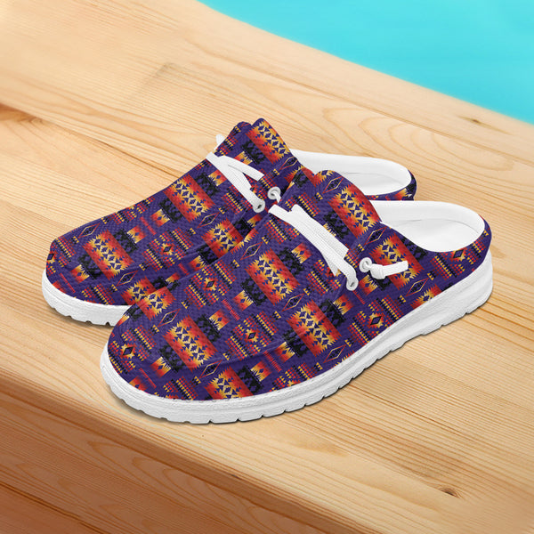 GB-NAT00090 Pattern Native American Mesh Dude Shoes – Powwow Store
