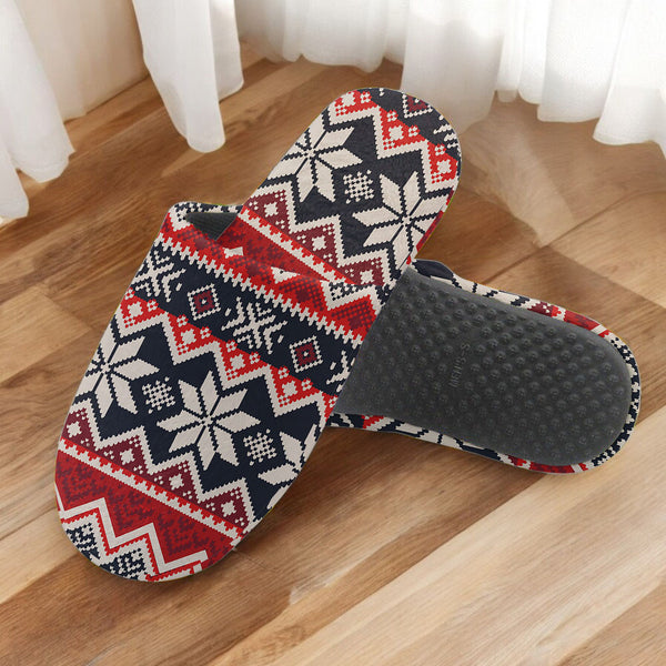 GB-NAT00527 Native American Cotton Slippers – Powwow Store