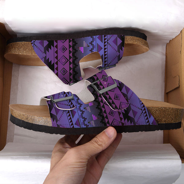 GB-NAT00601-02 Native American Classic Double-Strap Sandals – Powwow Store