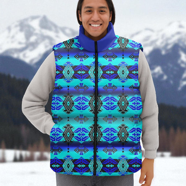 GB-NAT00625 Native American Unisex Down Puffer Vest – Powwow Store