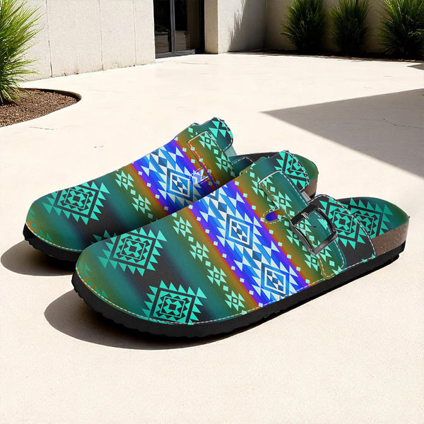 GB-NAT00680-02 Native American Classic Clog Sandals – Powwow Store
