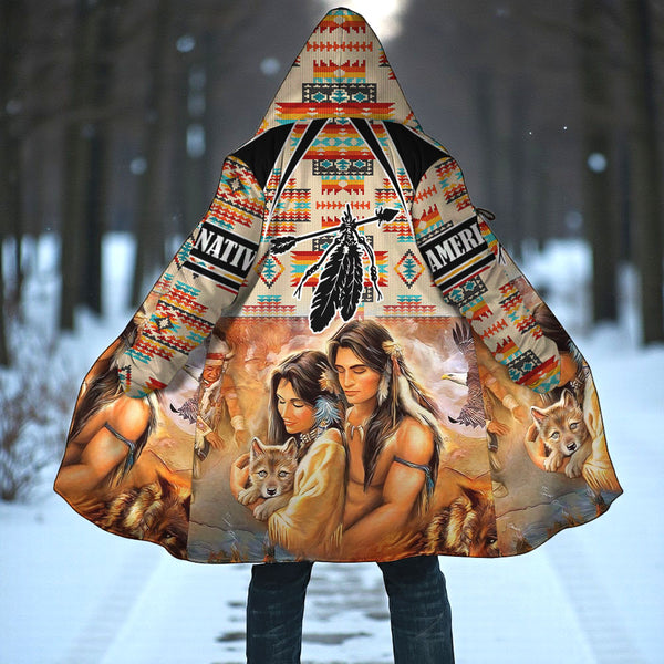 HD251114M09 Feather Native American Cloak – Powwow Store