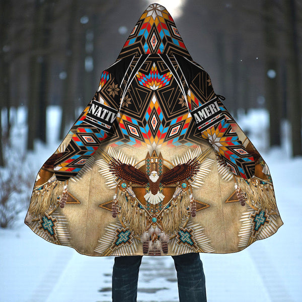 HD251117M02 Falcon Native American Cloak – Powwow Store