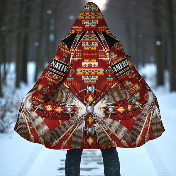 HD251117M03 Feather Native American Cloak – Powwow Store