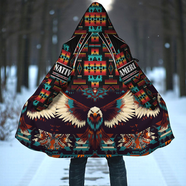 HD251117M10 Eagle Native American Cloak – Powwow Store
