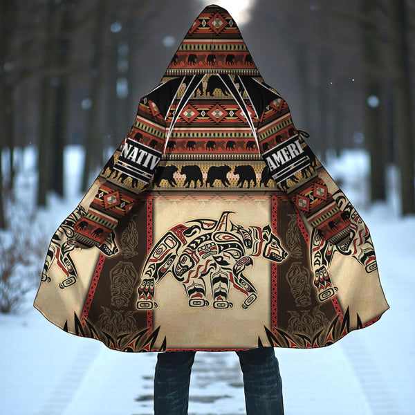 HD251117M15 Bear Native American Cloak – Powwow Store