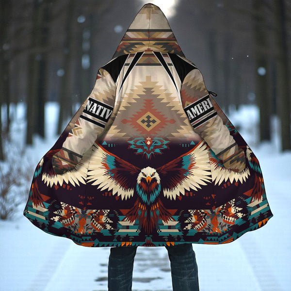 HD251117M17 Eagle Native American Cloak – Powwow Store