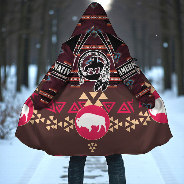 HD251117M19 Bison Native American Cloak – Powwow Store