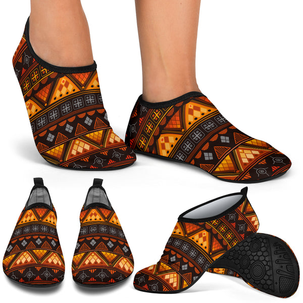 GB-NAT00644 Tribe Design Native American Aqua Shoes – Powwow Store