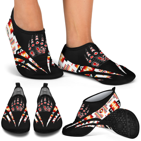 AQS0034 Tribe Design Native American Aqua Shoes – Powwow Store