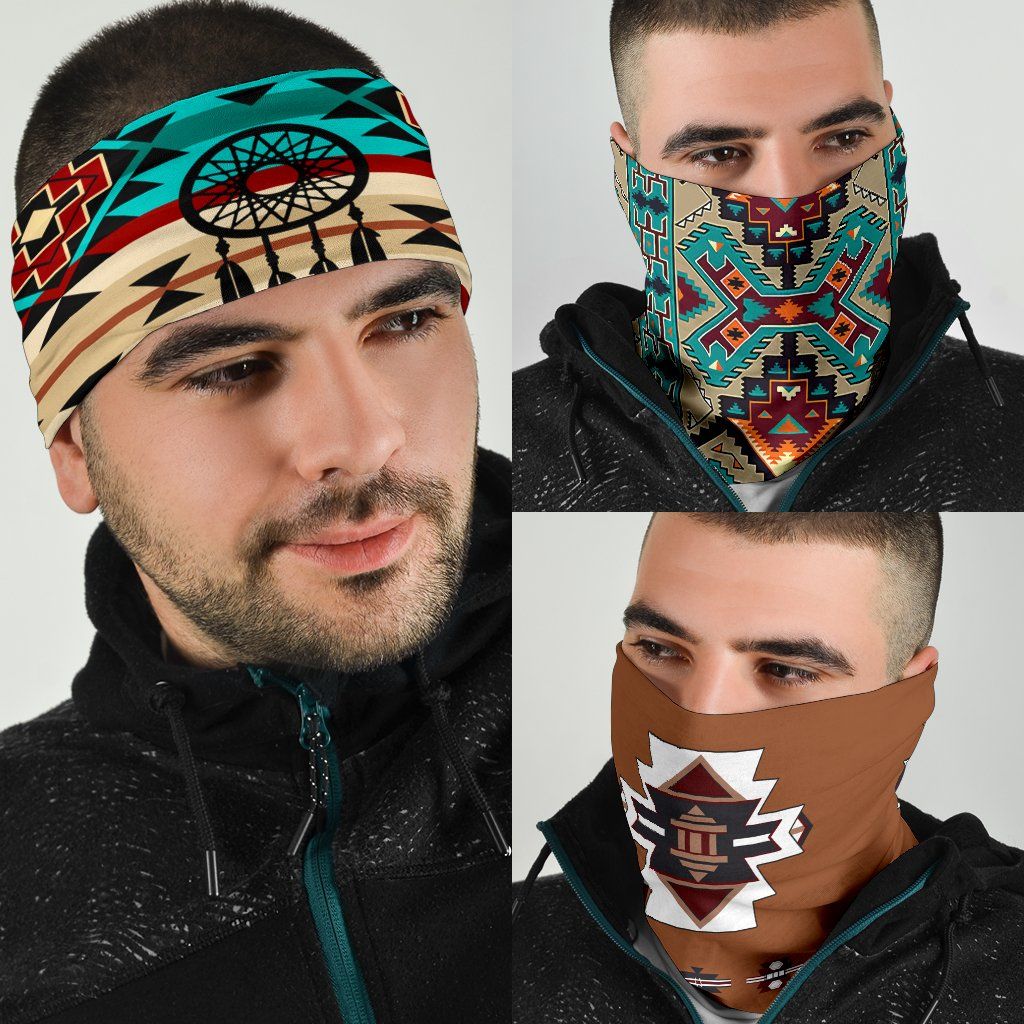 Southwest Indian Native American Design Bandana 3-Pack – Powwow Store