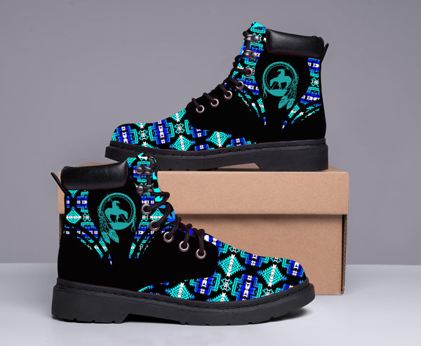 ASSB0022 Pattern Native American All-Season Boots – Powwow Store