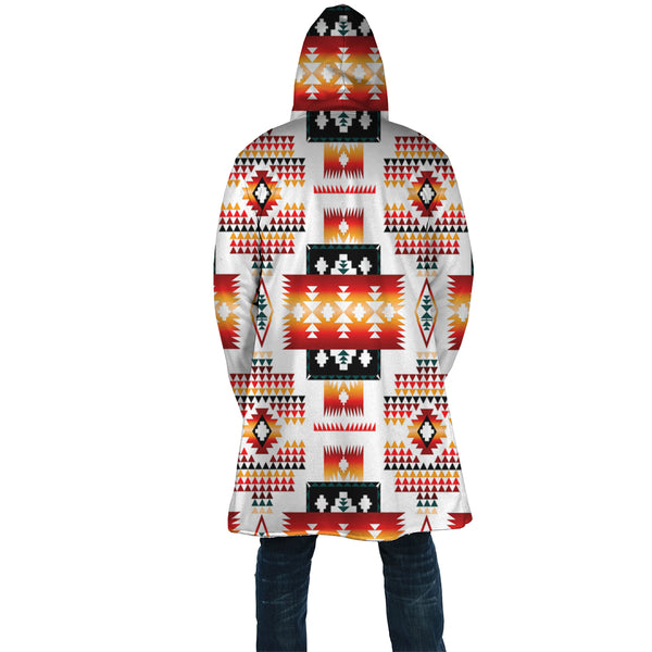 GB-NAT00075 White Tribes Pattern Native American Cloak – Powwow Store