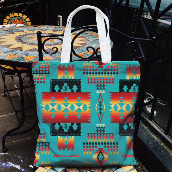 GB-NAT00046-01 Blue Native Tribes Pattern Native American Pocket Canva ...
