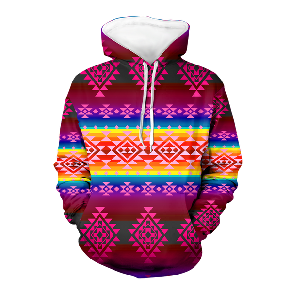 GB-NAT00680-07 Pattern Native American Pride 3D Hoodie – Powwow Store